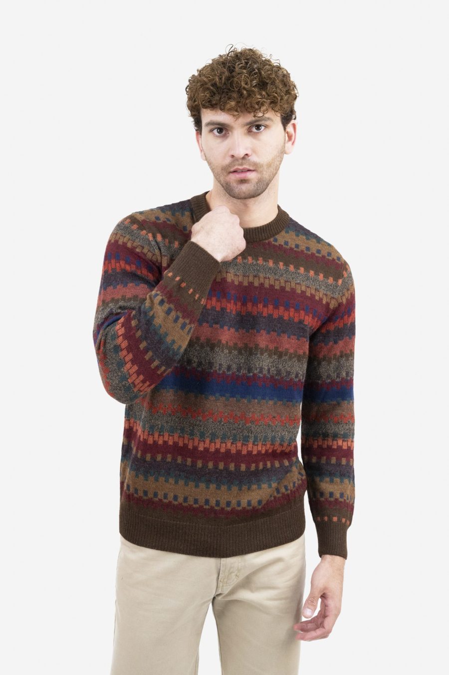 Chompa Capac Mostaza - Pure Alpaca