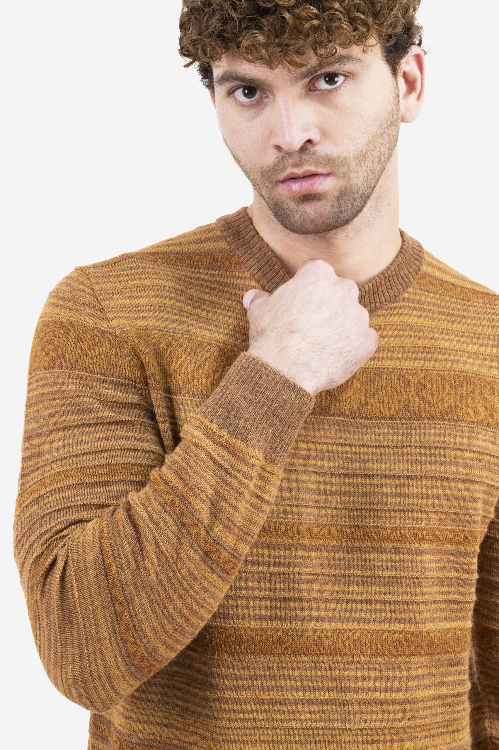 Chompa Capac Mostaza - Pure Alpaca