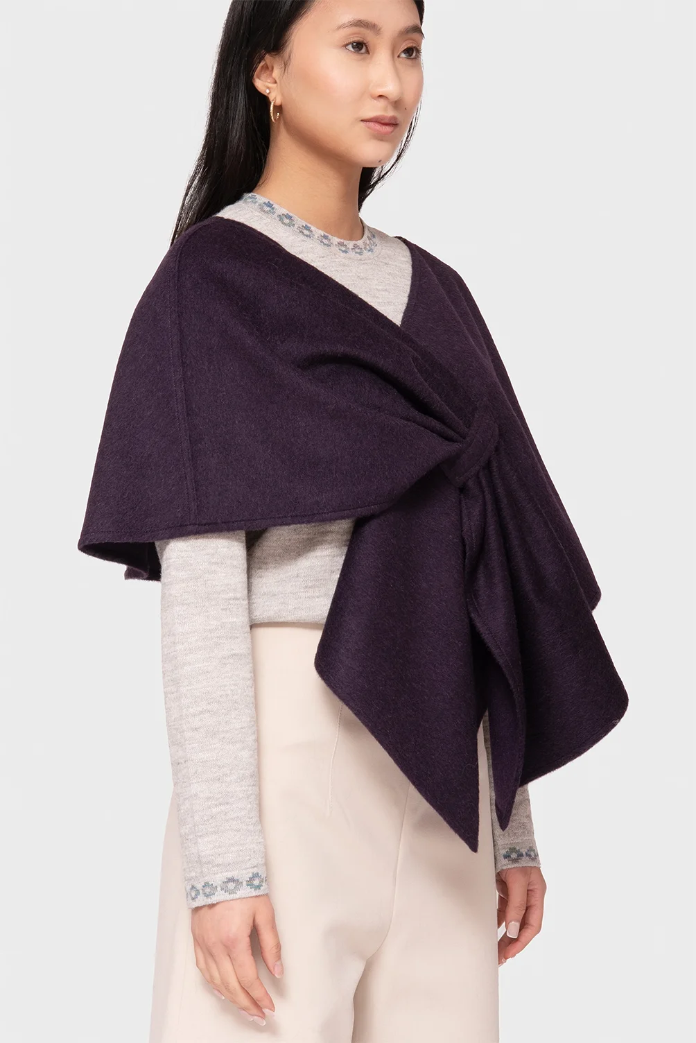 Capa Emma Morado - Pure Alpaca