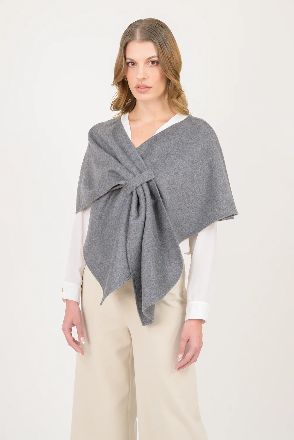 Capa Emma Plata - Pure Alpaca