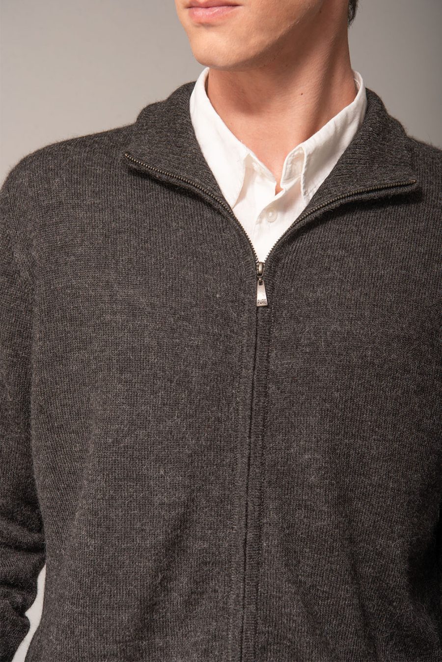 Casaca James Charcoal - Pure Alpaca